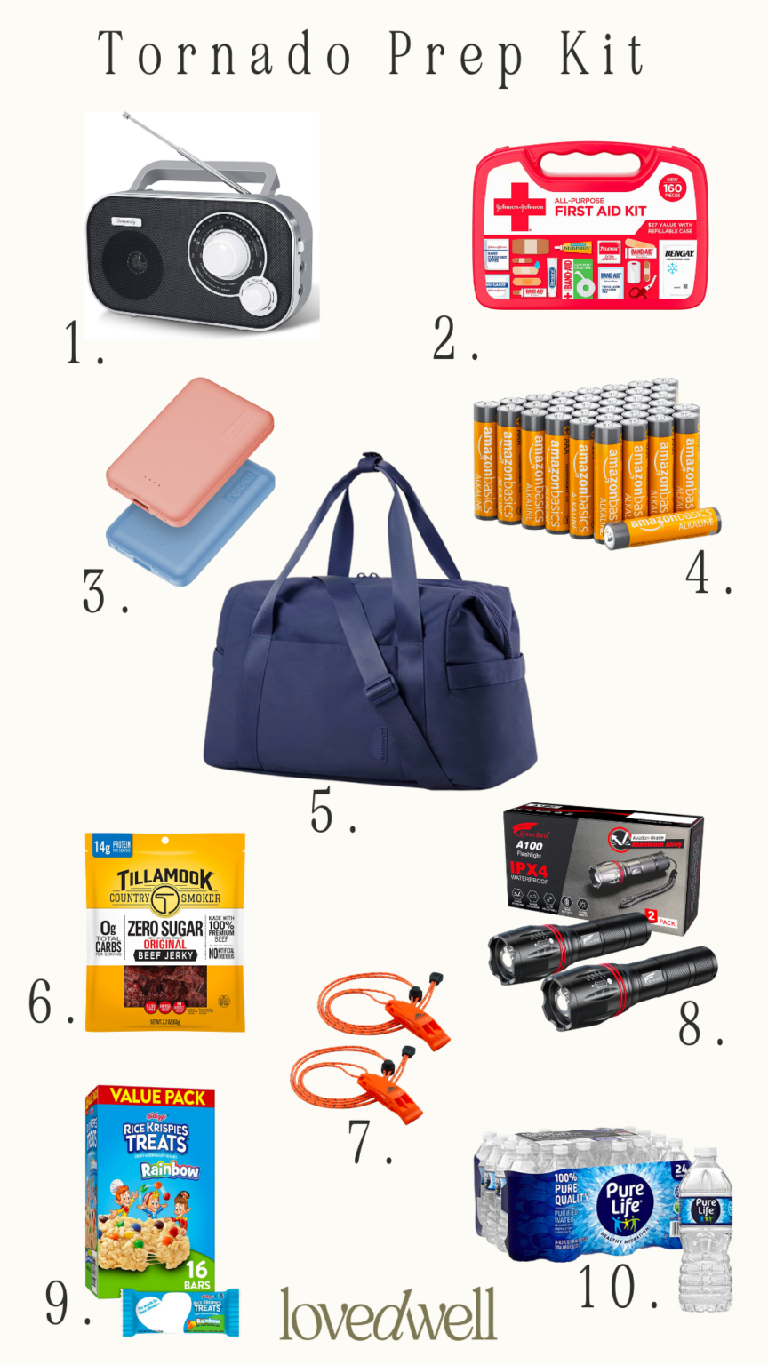 How to Prep for Tornado Season | lovedwellstudio.com